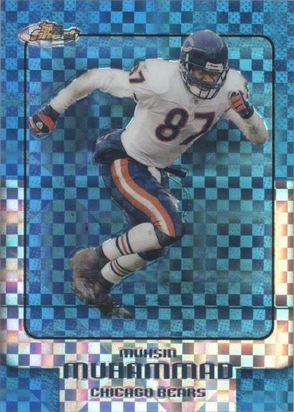 2006 Topps Finest - Blue X-Fractor #1 Muhsin Muhammad /150 for sale ...
