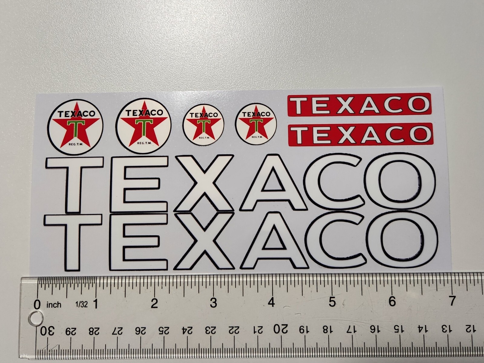 Stickers For Custom Tonka Tanker Or Other Toy Restorations. Texaco. | eBay