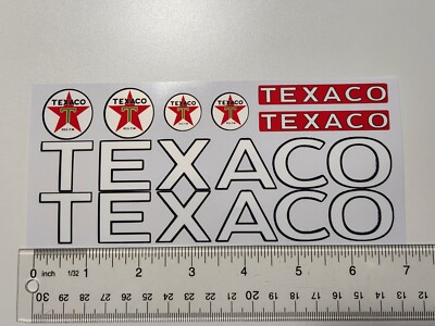 Stickers For Custom Tonka Tanker Or Other Toy Restorations. Texaco. | eBay
