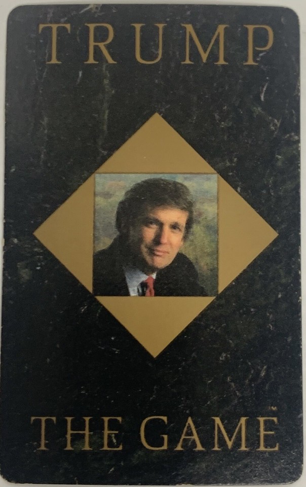 1989 TRUMP THE GAME BOARD GAME PART ONLY, $50 MILLION TROPICAL ISLAND ...