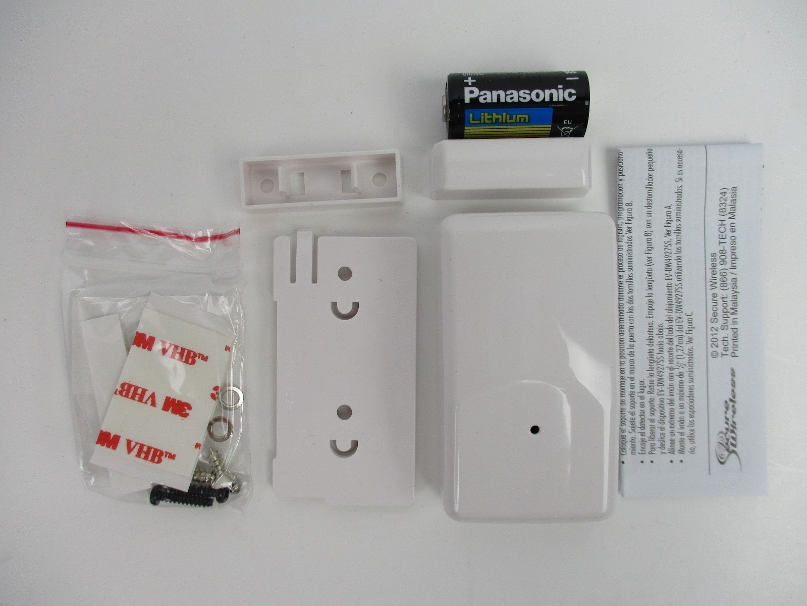 (NEW) DSC EV-DW4927SS - WIRELESS SHOCK SENSOR W/ BUILT IN DOOR-WINDOW ...
