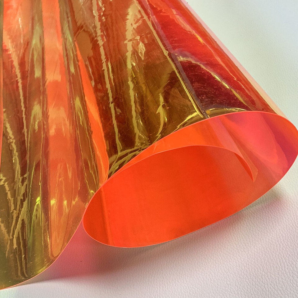 Iridescent Holographic Transparent PVC Fabric Vinyl Material Bow Bag ...