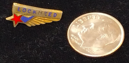Lockheed Company Star Logo Lapel Hat Pin Vintage back missing | eBay