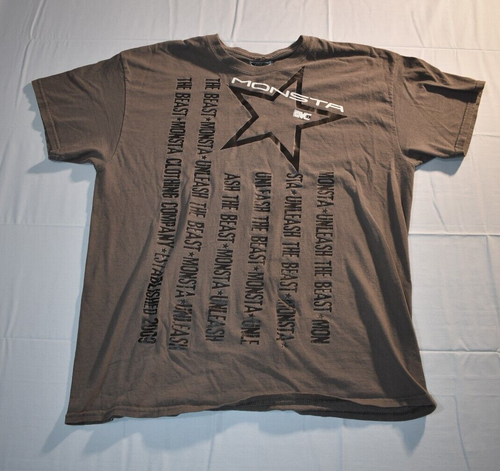 Affliction |Type | style | long sleeve gray Mens Large Monsta Made in ...