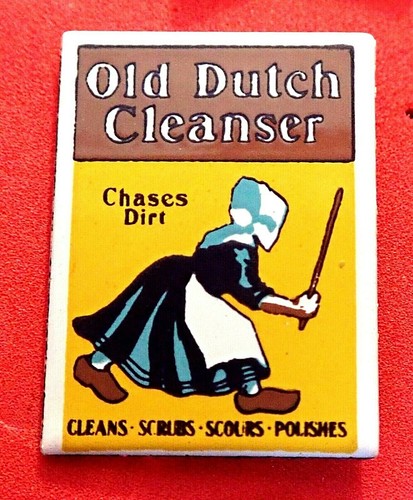 BEAUTIFUL VINTAGE OFFICIAL OLD DUTCH CLEANSER LOGO PIN BADGE | eBay