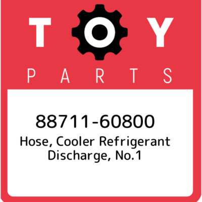 88711-60800 Toyota Hose, cooler refrigerant discharge, no.1 8871160800 ...