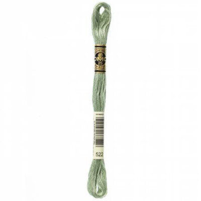 DMC Embroidery Floss Color Fern Green #522 | eBay