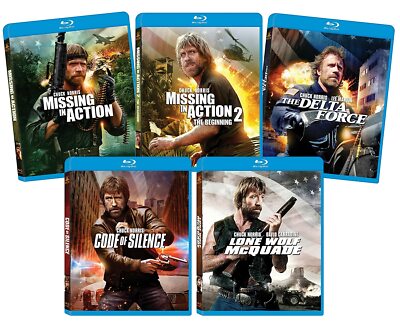 Chuck Norris Blu-ray Bundle Missing in Action, Missing in Action 2 ...