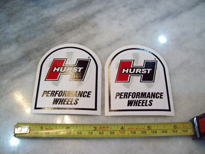 2 VINTAGE LICENSED HURST WHEEL DECALS | eBay