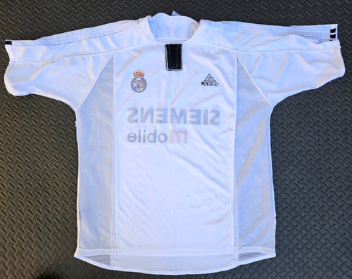 Adidas Real Madrid 2003-04 Siemens Mobile Soccer Football Jersey Shirt ...