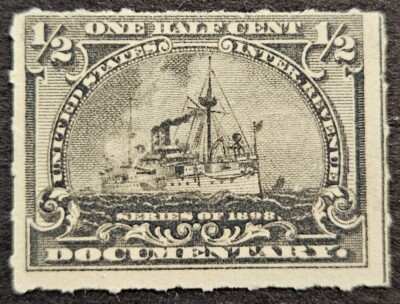 US Revenue Stamp - 1898 - Documentary - Collection - Scott # R162 ...