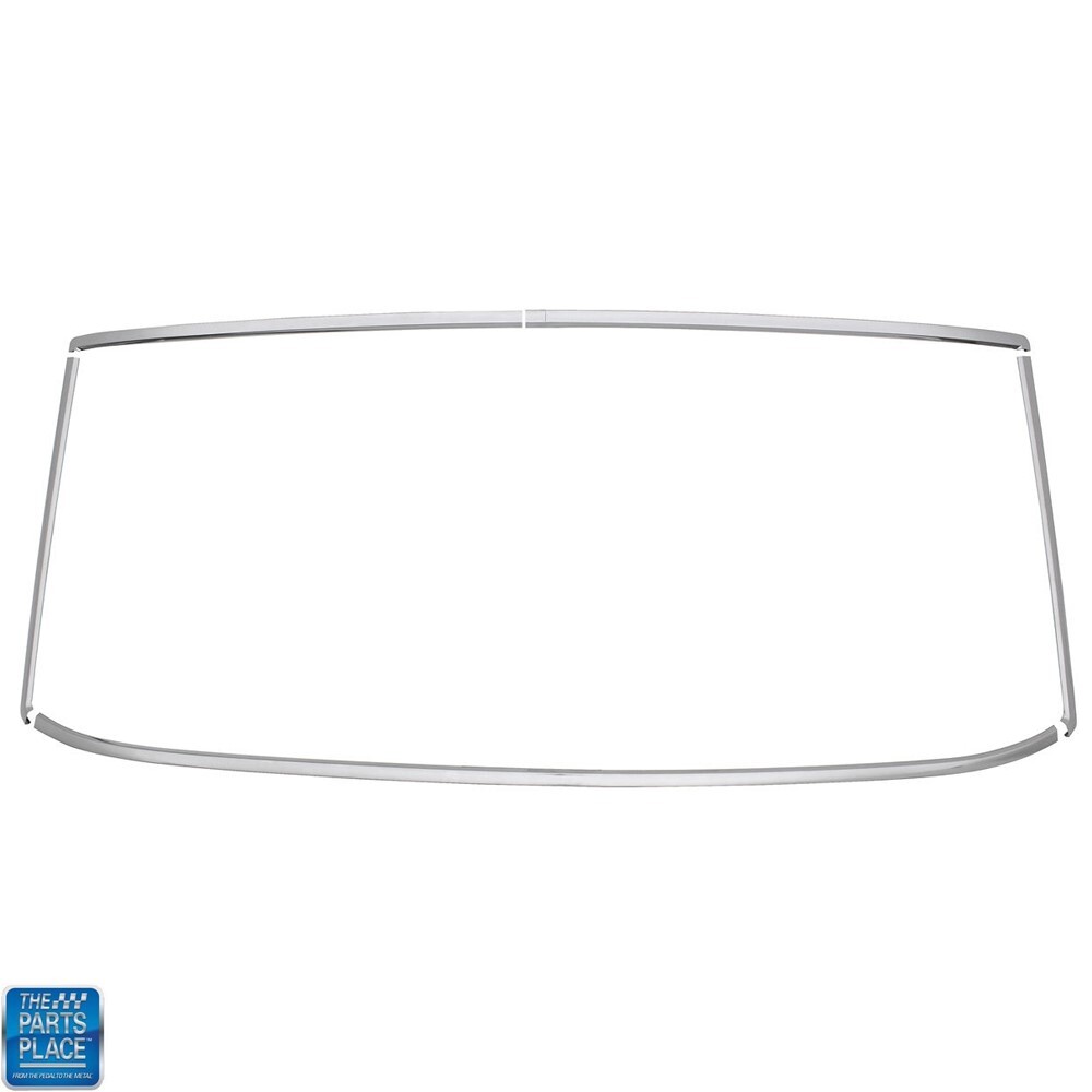 64-65 Skylark, GTO, Cutlass Rear Window Molding Trim Set 2dr Cpe Hdtp ...