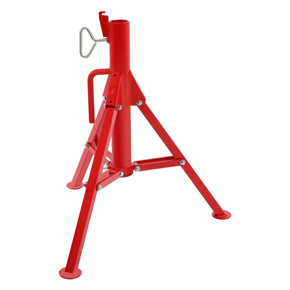 Fold-a-Jack V-Head High Pipe Stand 28"-52" Quick-lock Washer Steel ...