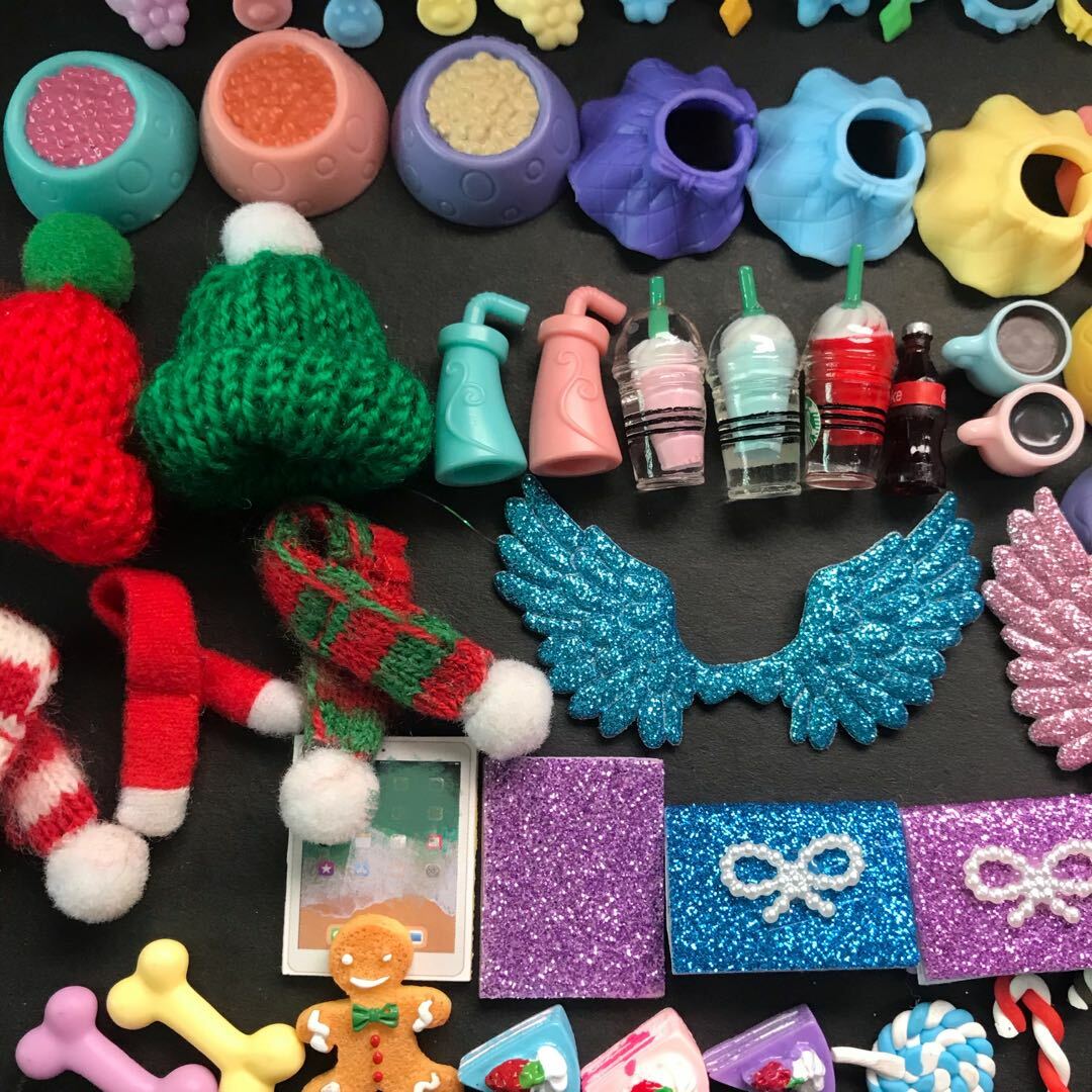 Custom lps Accessories Collar Food Wings Drink 14pc Random For Littlest ...