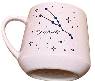 Pink zodiac birthday Taurus coffee mug | eBay