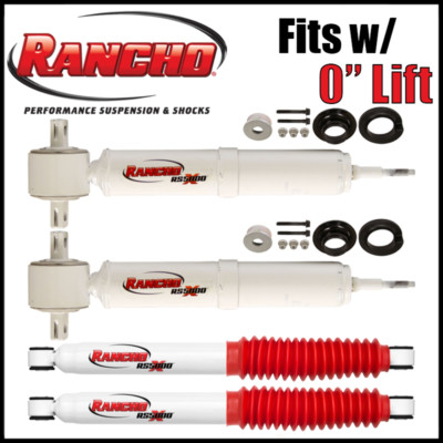 Rancho Front Struts & Rear Shocks Set 07-13 Silverado Sierra 1500 4WD w ...