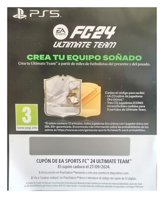 PACK GOLD PRO EA SPORTS FC24 PS5 | eBay