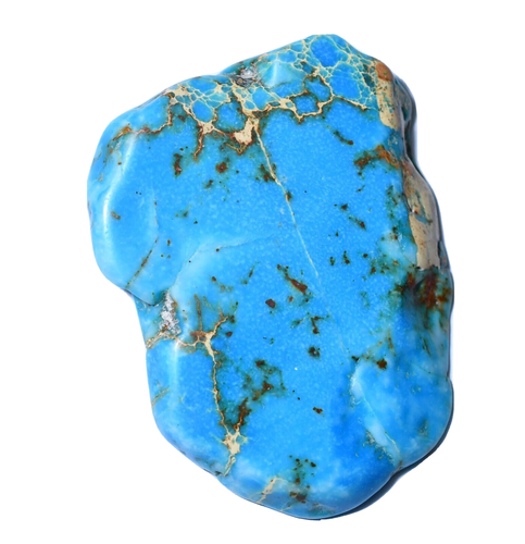 Natural Blue Ridge Turquoise 137.5 Ct Polished Slab Untreated Certified ...