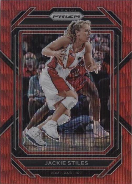 2023 Panini Prizm WNBA - Jackie Stiles #111 Ruby Wave Prizm for sale ...