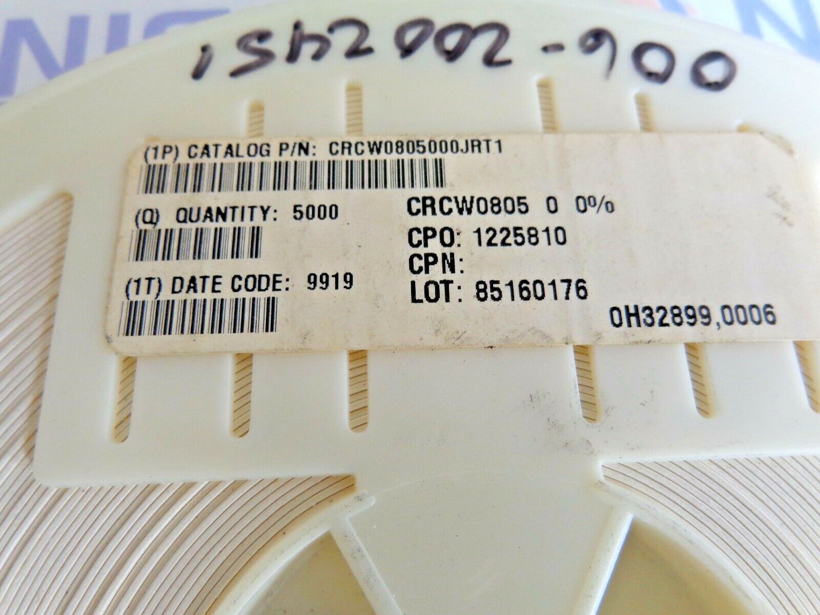 CRCW0805 0R0 RT1 RESISTOR (5000 PCS) | eBay