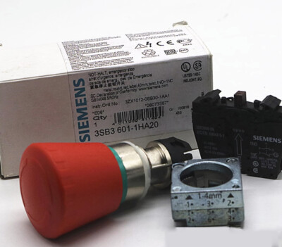 1pcs SIEMENS Emergency Stop Push Button Switch 3SB3601-1HA20 | eBay