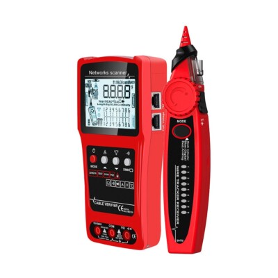 3-in-1 Multimeter Network Cable Tester Visual Fault Locator Kit w/Probe ...