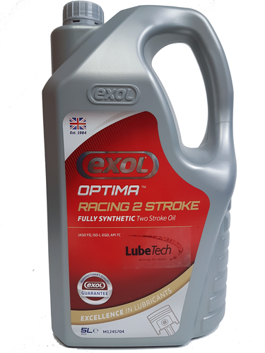 EXOL FULLY SYNTHETIC RACING TWO STROKE OIL 5 LITRE JASO FD ISO EGD ...