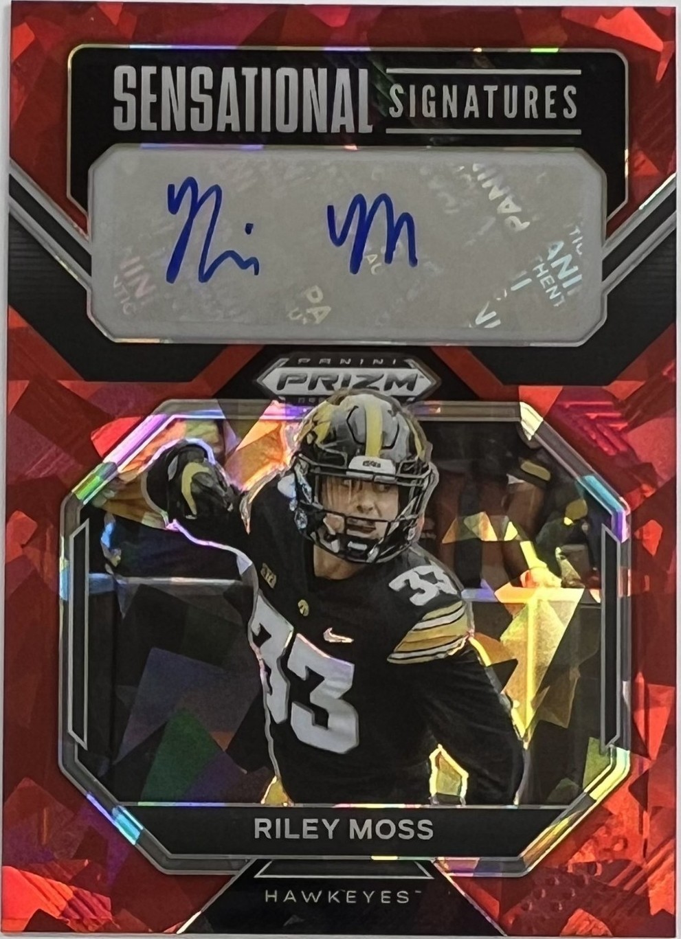 2023 Panini Prizm Draft Picks - Sensational Signatures Riley Moss #SS ...
