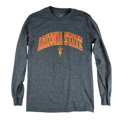 ASU Arizona State Sun Devils T Shirt Mens Small Elite Fan Long Sleeve ...
