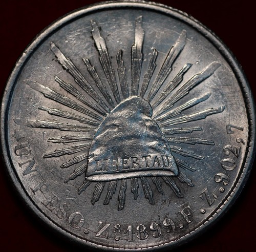1899 Mexico Un Peso Silver Foreign Coin | eBay