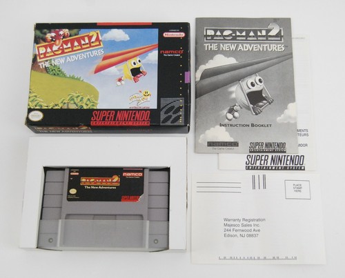 PAC-MAN 2: THE NEW ADVENTURES (Super Nintendo, SNES) Complete ...