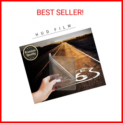 RED SHIELD Universal Head Up Display HUD Reflective Windshield Film 7.5 ...