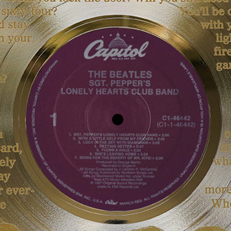 Beatles - When I'm 64 laser etched LP record wallart M4 | eBay