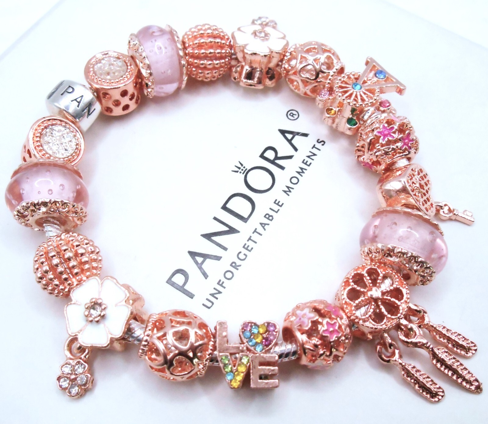 Pink Pandora Bracelet