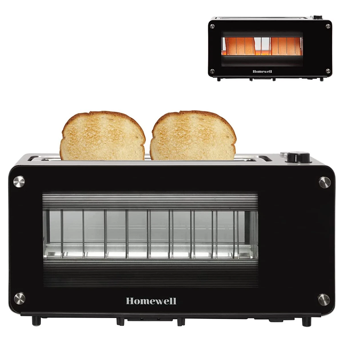 Toaster With Glass Sides
