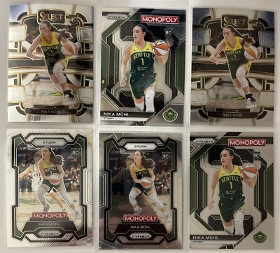 2024 NIKA MUHL ROOKIE LOT OF 6 SEATTLE STORM | eBay