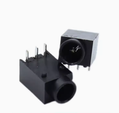 DC Power Socket DC003A 3.5x1.3mm 3 Pin Round Hole Plug Port 5Pcs 10Pcs ...