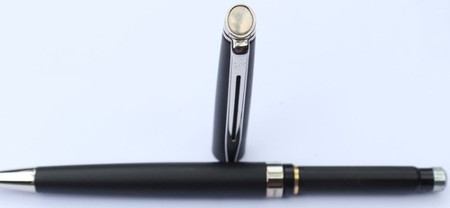 aterman Hemisphere Ballpoint Pen Cap Twist Matte Black Body France | eBay