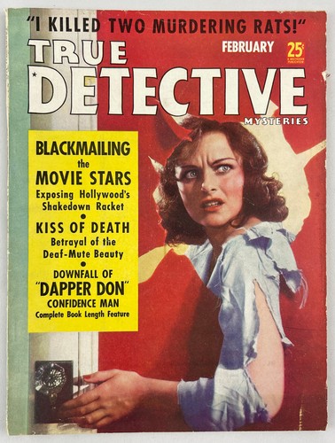 True Detective Magazine, February 1939, Vintage True Crime Stories ...