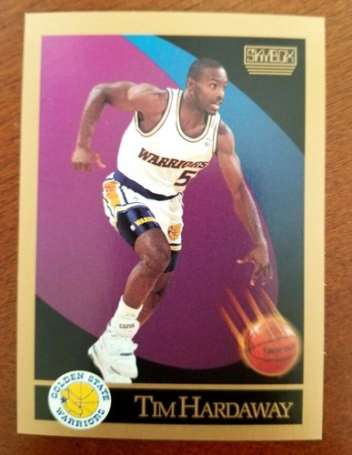 1990 SkyBox Basketball, Tim Hardaway, #95 Golden State Warriors, Rookie ...