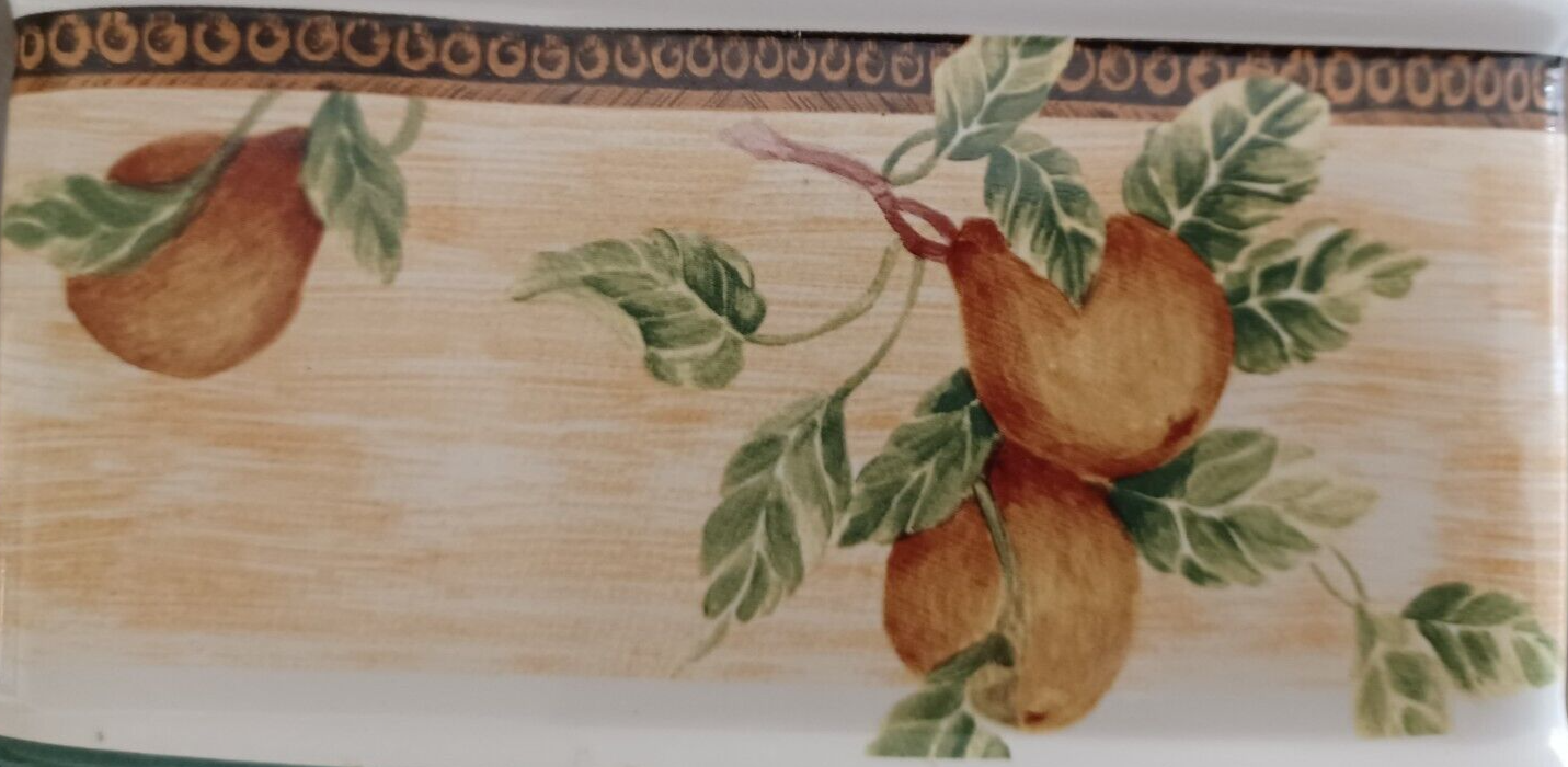 Jay Import Company Rectangle Shaped Ceramic Canister With Fruit | eBay