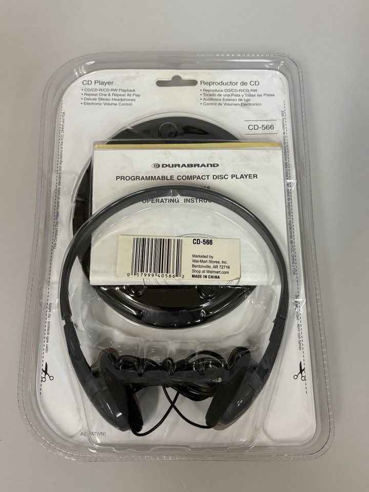 Durabrand CD Player CD-566 Red And Silver Comes Brand New • Sealed ...