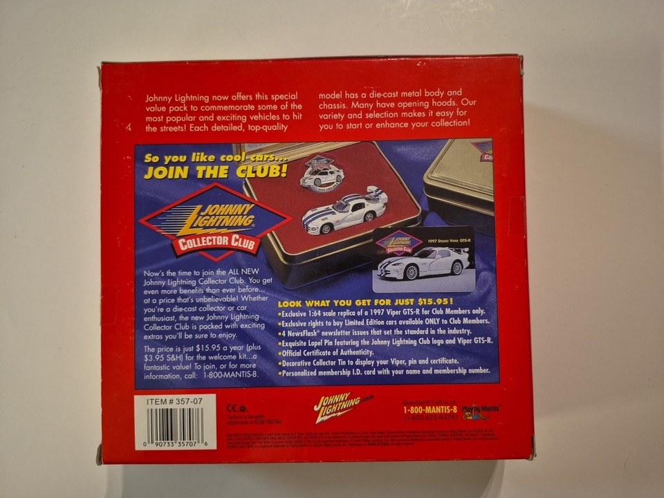 Johnny Lightning 2000 Playing Mantis Exclusive 5 Car Value Pack Ford ...