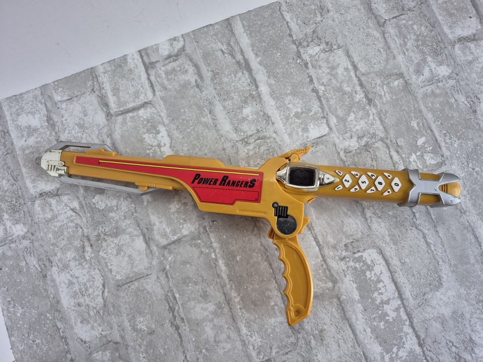 Power Rangers Ninja Storm 2002 - Gold Ninja Sword/Laser Blaster | eBay