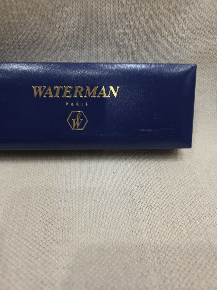 WATERMAN BLUE MARBLE FOUNTAIN PEN VINTAGE RARE | eBay