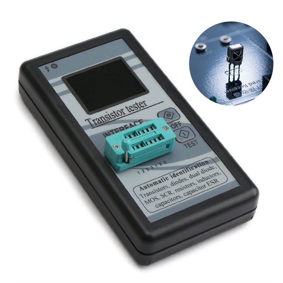 M328 ESR MOS Meter Transistor Capacitor Tester Transistor Meters ...