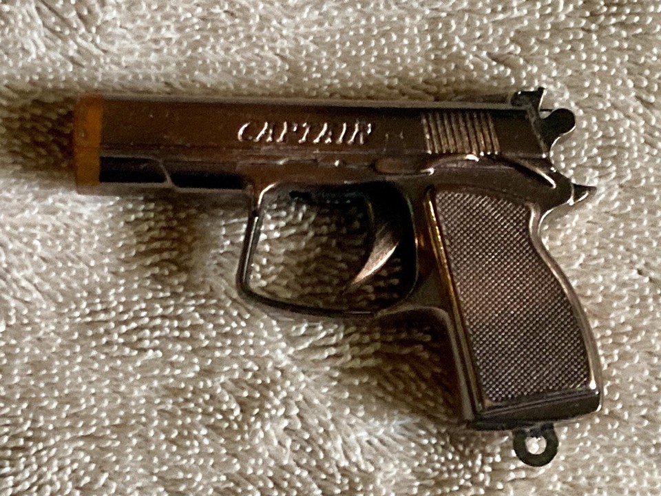 Vintage Keychain Captain Copper Toy Pistol Gun | eBay