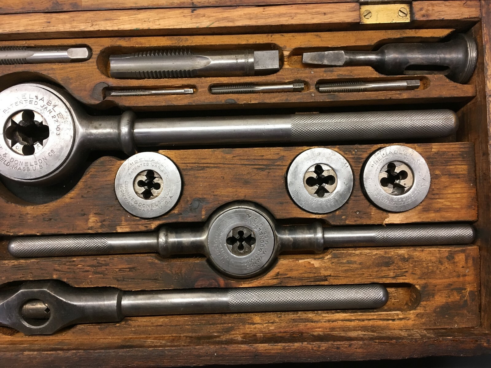 Conant & Donelson Tap & Die Set, Vintage, Complete 23 Piece Set in ...