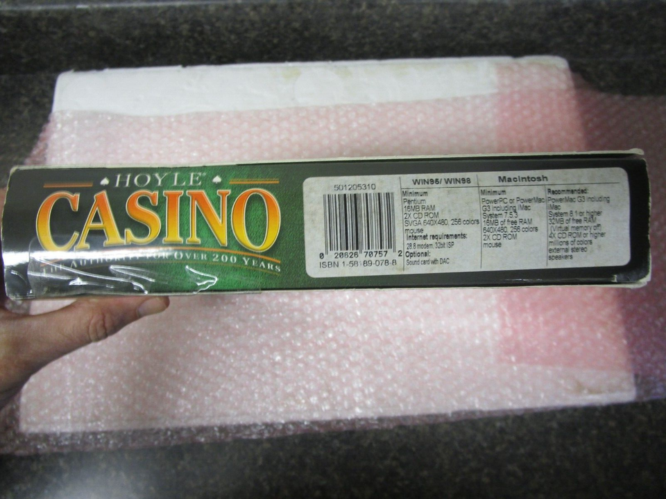 Hoyle Casino - SIERRA Big Box Software - Vintage/Rare - New-Factory ...