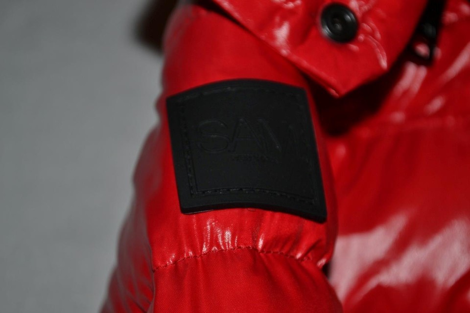 AUTHENTIC TODDLER SAM. NEW YORK GLACIER DOWN PUFFER JACKET CHERRY RED ...